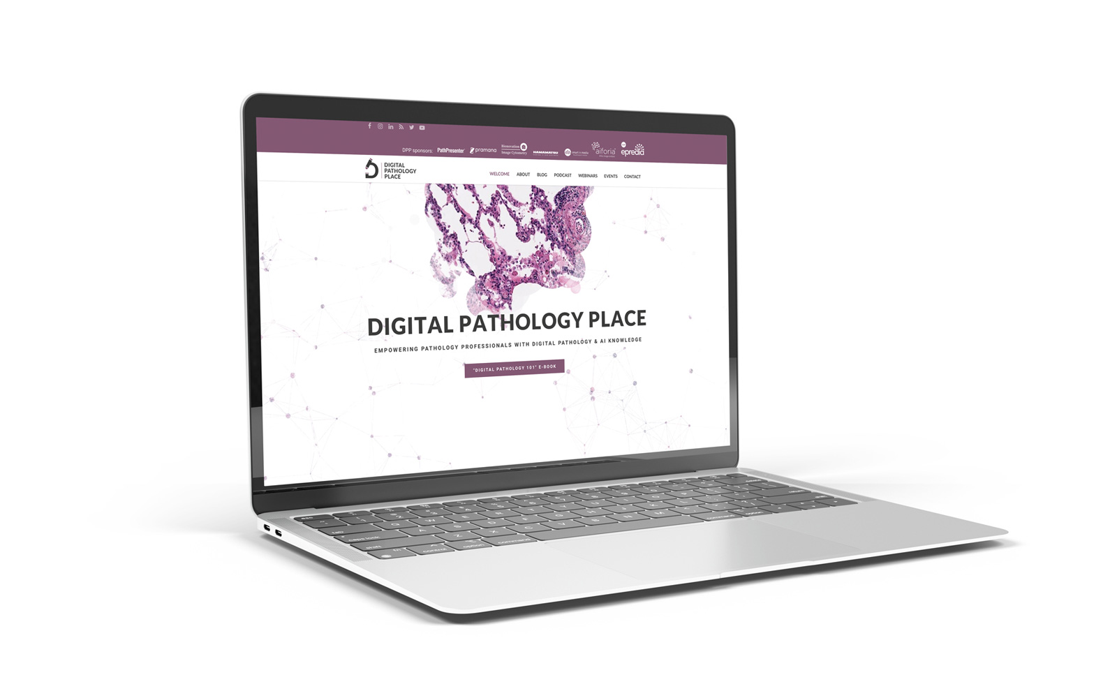 Digital Pathology Place – The Best Podcast Web Design 2023 - Gillen Design