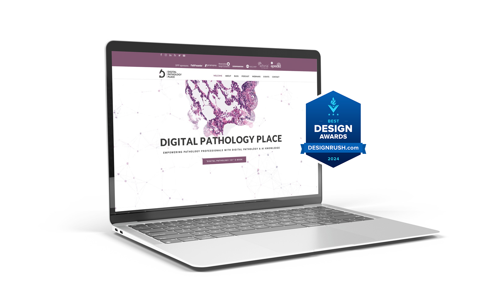 Digital Pathology Place | The Best Podcast Web Design 2023 - Gillen Design